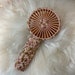 Bling Portable Handheld Rechargable Fan, Bedazzled Gift, Pearl & Jelly ...