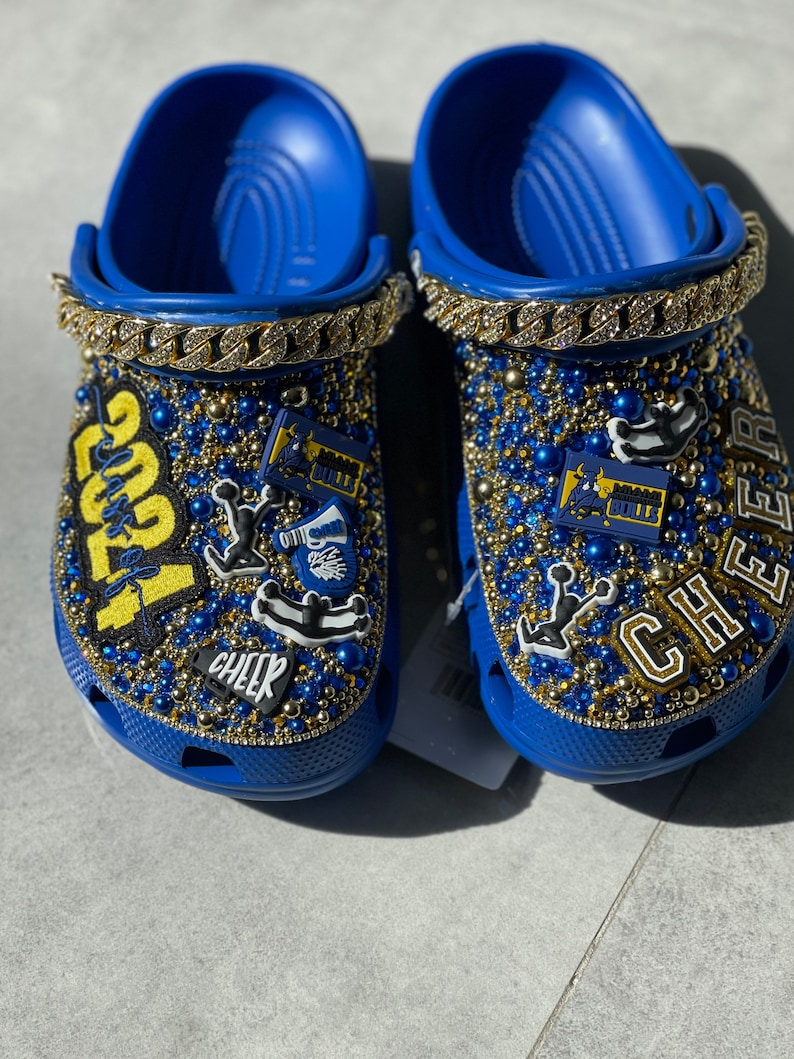 Custom Graduating Blinged Crocs, Senior Class Personalized Shoes - Etsy