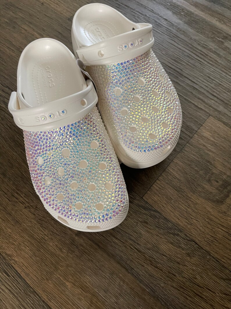 Wedding Shoes Luxury Clogs Bedazzled Bridal Accessory - Etsy