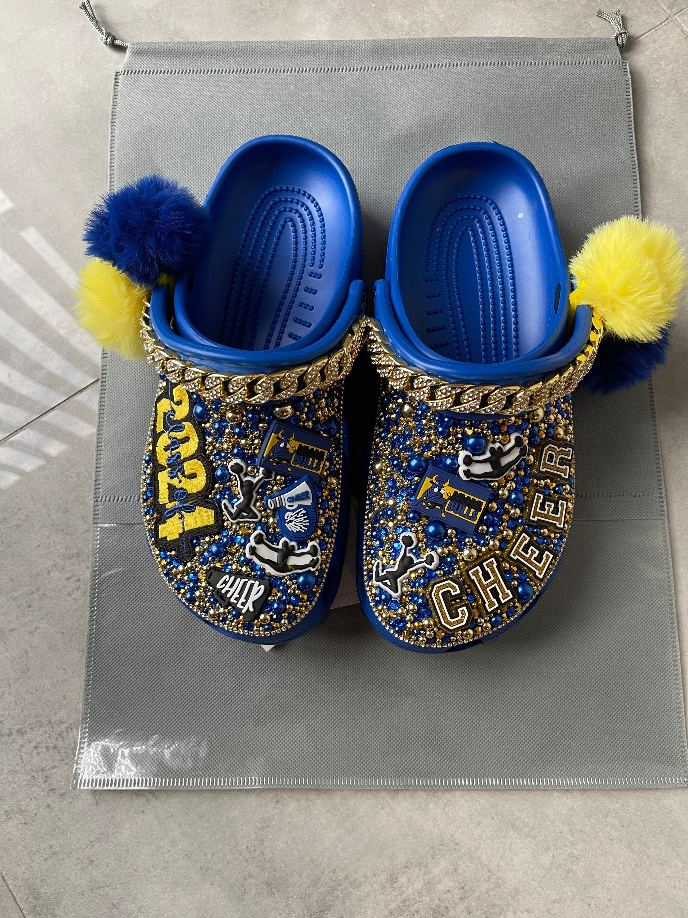 Custom Graduating Blinged Crocs, Senior Class Personalized Shoes - Etsy