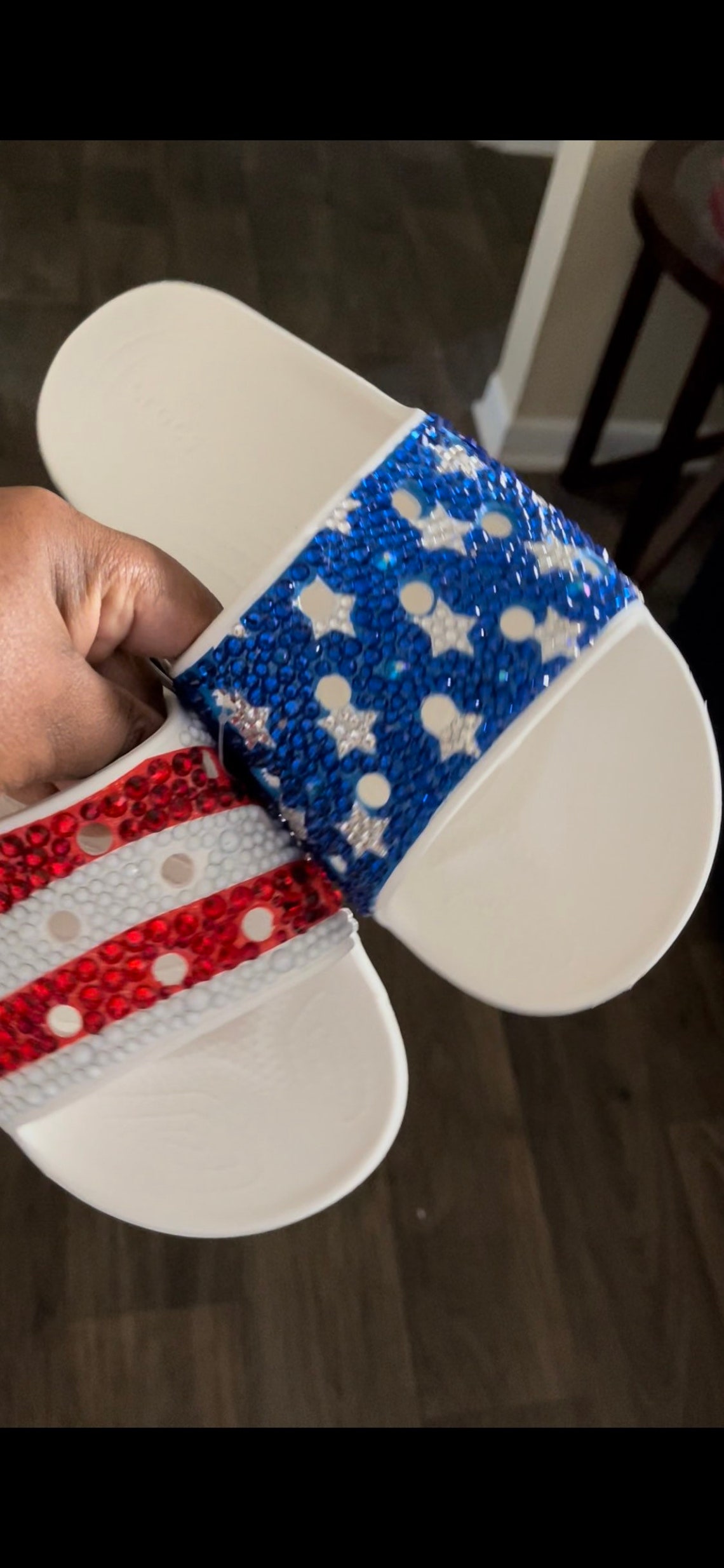 Bling Slides/bedazzled Clogs/slide Sandals/bling Sandals/bling - Etsy