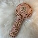 Bling Portable Handheld Rechargable Fan, Bedazzled Gift, Pearl & Jelly ...