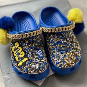 Custom Graduating Blinged Crocs, Senior Class Personalized Shoes - Etsy