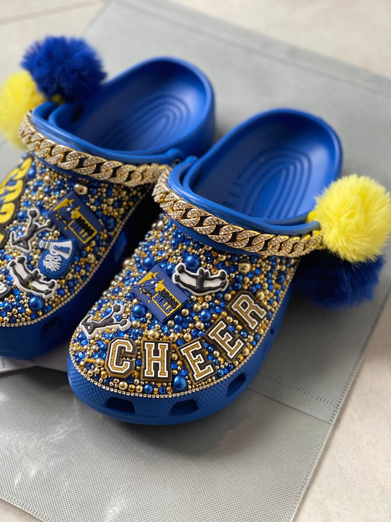 Custom Graduating Blinged Crocs Senior Class Personalized - Etsy