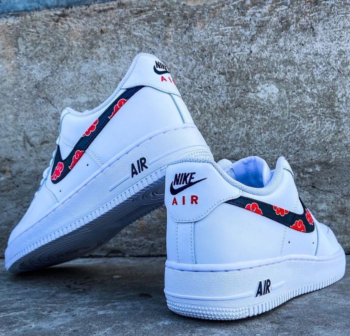 Nike Custom Air Force 1 Akat-suki anime - Etsy France