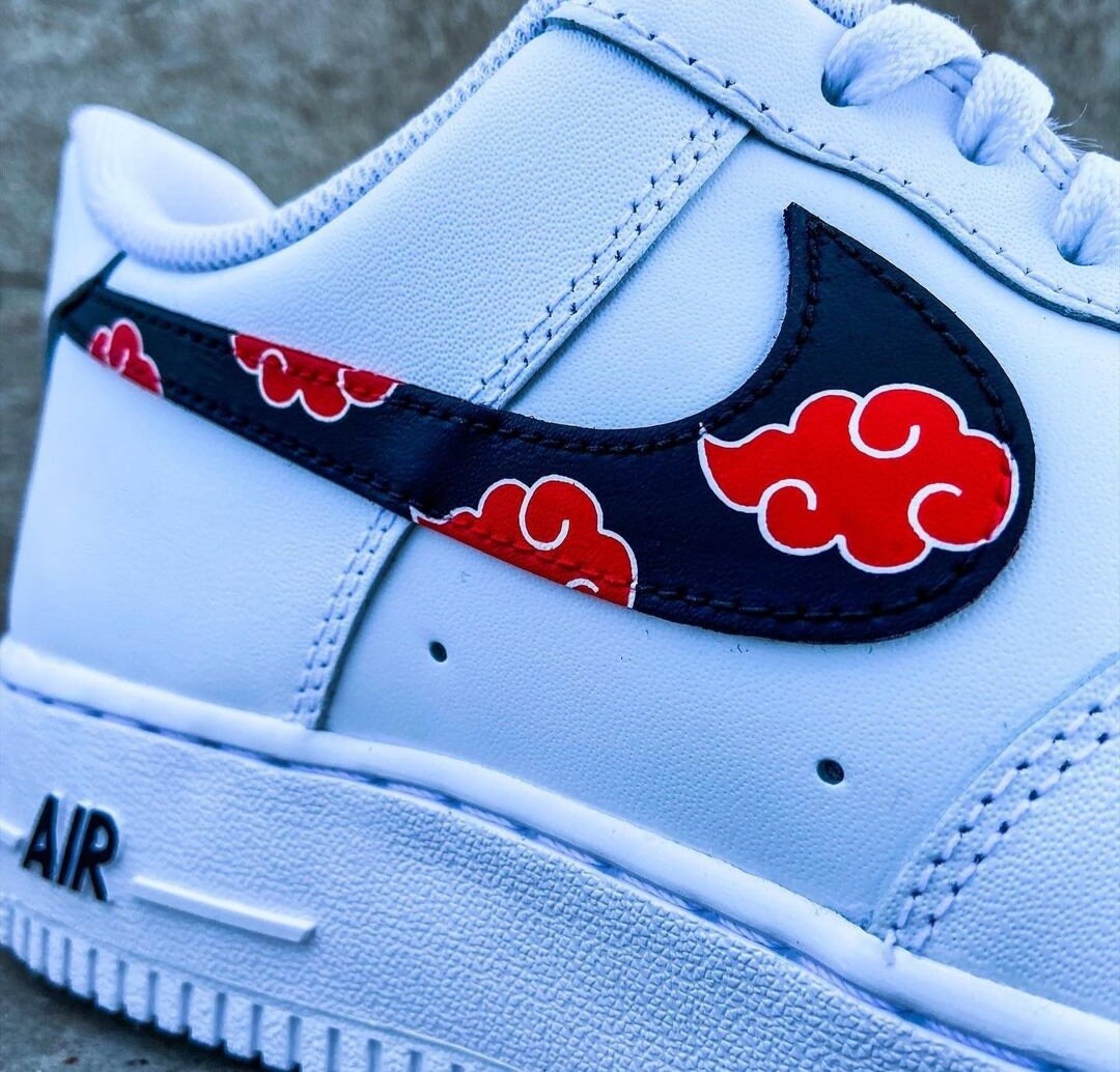 Nike Custom Air Force 1 Akat-suki Anime - Etsy