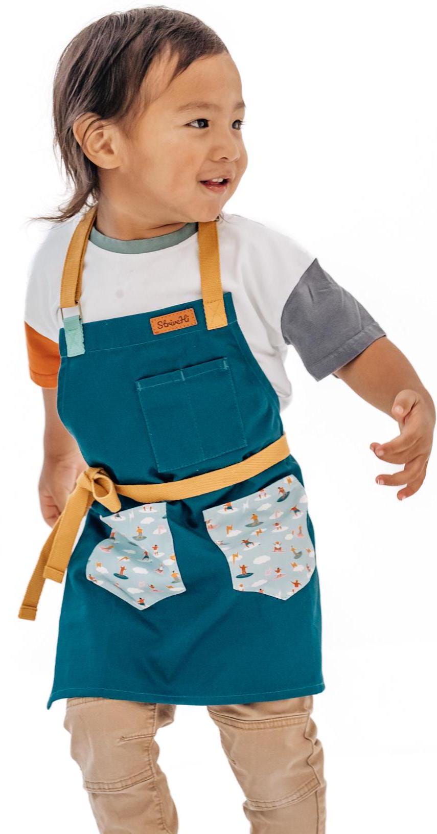 Gift for Kids Apron for Cooking Montessori Apron for Kids Play Gender ...