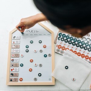 Montessori Chore Chart Household Task Organizer for Kids Daily Activity ...