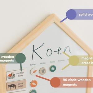 Montessori Chore Chart Household Task Organizer for Kids Daily Activity ...