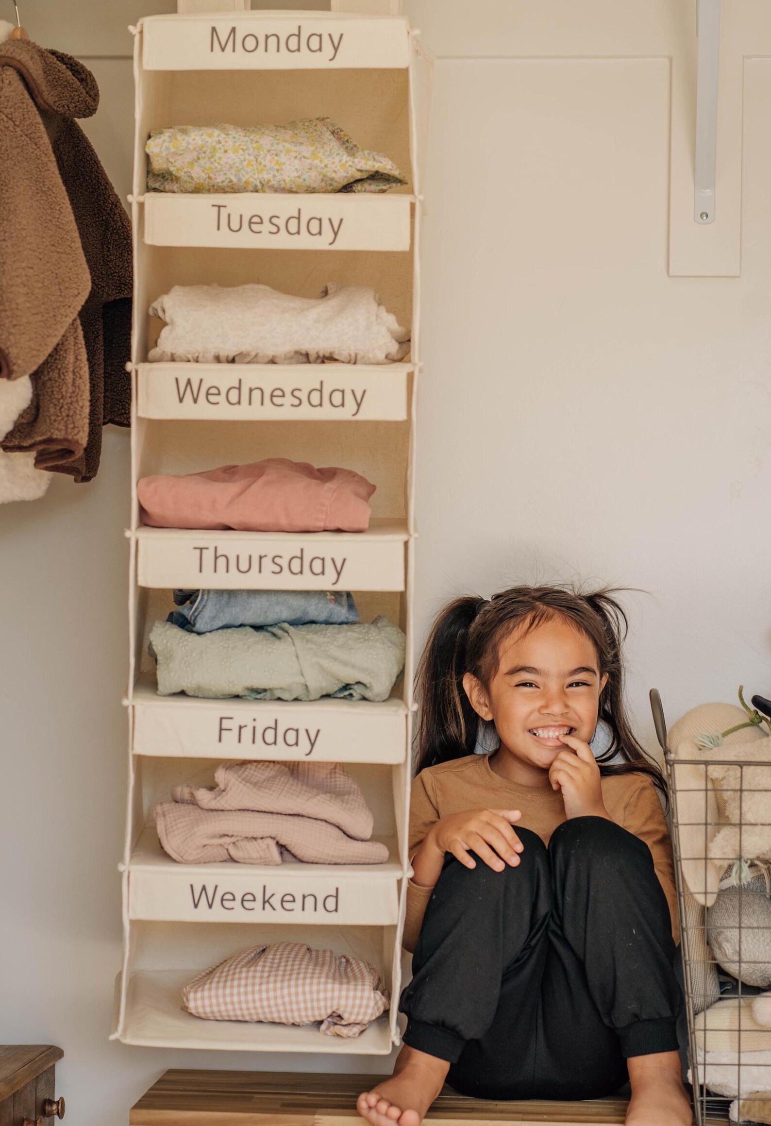 Weekly Clothes Organizer for Closet Outfit Planner Back to School ...