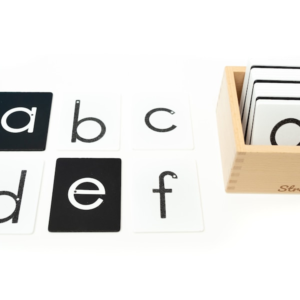 Sandpaper Letters Montessori - Etsy