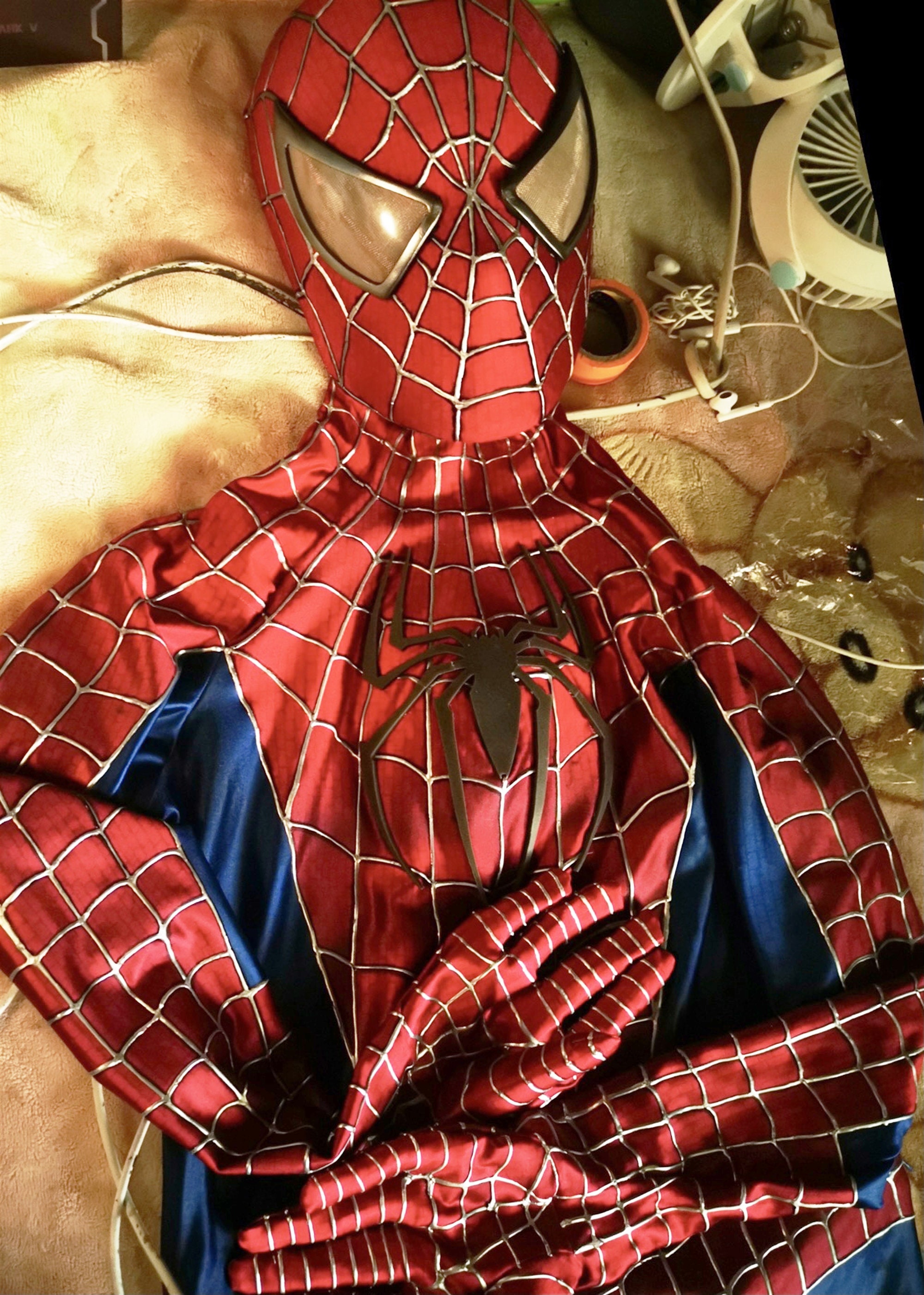 Costume Spiderman Costume Cosplay Suit Sam Raimi Spider Man Etsy