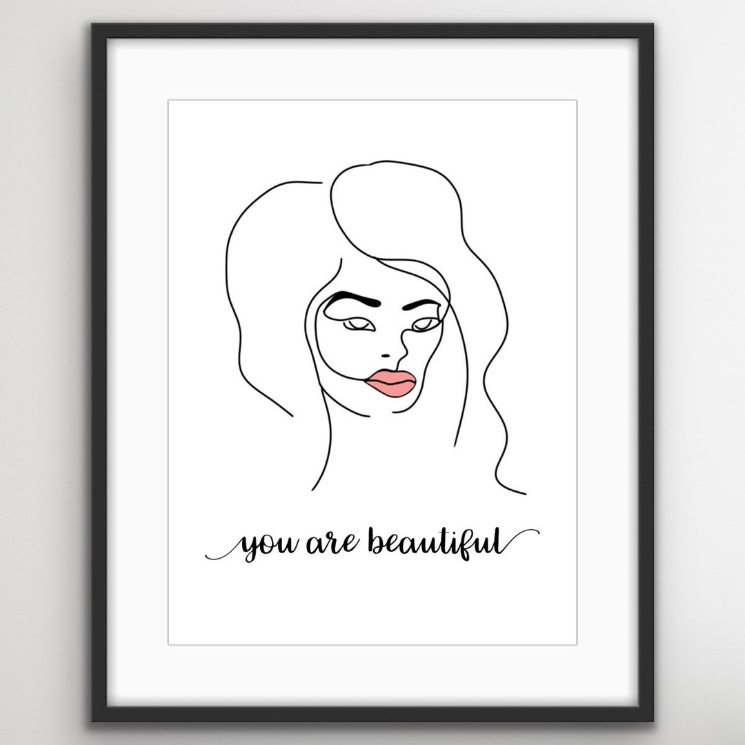 Line Drawing, Lady Line Drawing, Woman Line Drawing, Line Art, Line ...