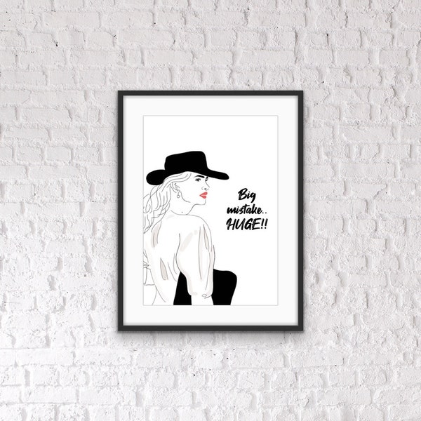 Woman Print - Etsy