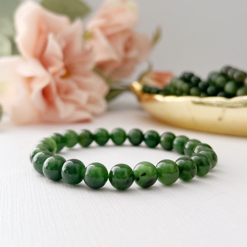 Nephrite Jade Beads - Etsy