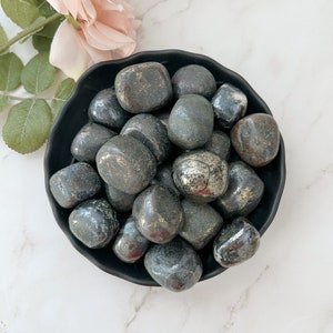 Covellite Tumbled Stones | Peruvian Covelline | Polished Covellite ...
