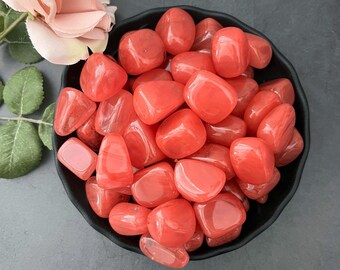 Tumbled Cherry Quartz Crystal Grid Chakra Reiki Yule - Etsy