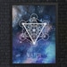 Water Element in Metatron's Cube Poster, Alchemy Symbols, Sacred ...