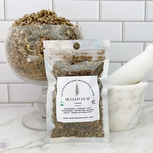 Mullein Leaf | Dried Mullein Leaf Cut & Sifted | Verbascum Thapsus ...