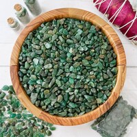 Light Jade Crystal Chips - Gemstone Jade Chips - Semi Tumbled Stone ...