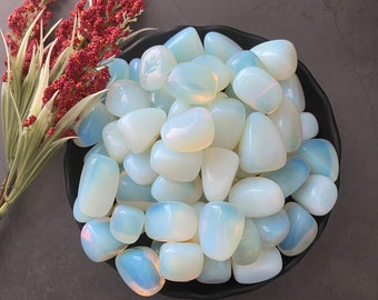 Opalite Tumbled Stone - Etsy UK