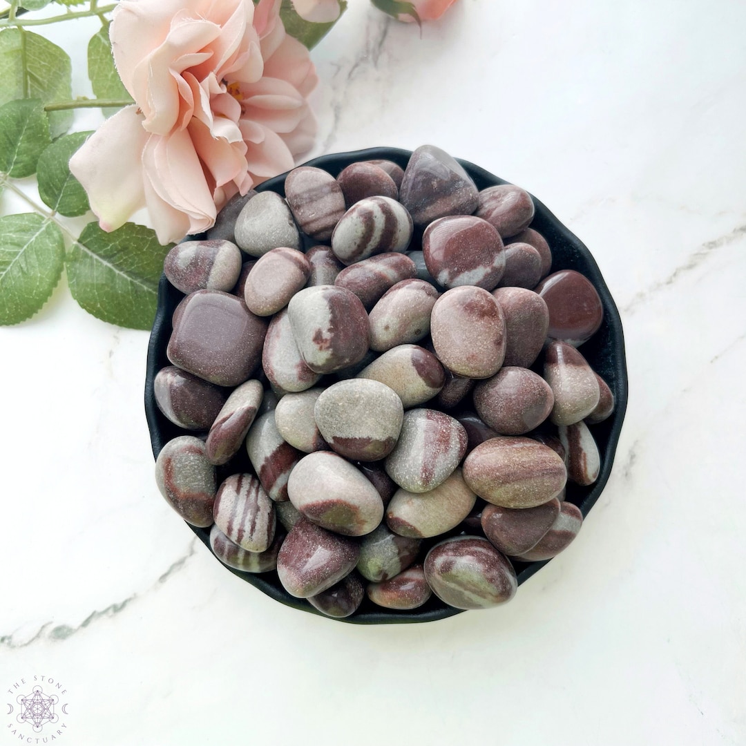 Shiva Lingam Tumbled Stones | Polished Shiva Lingam Crystal Gemstones ...