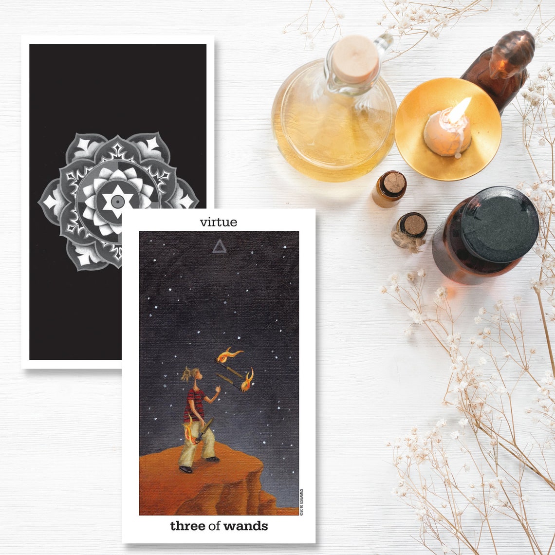 Sun and Moon Tarot Card Deck by Vanessa Decort 78 Sun and | Etsy