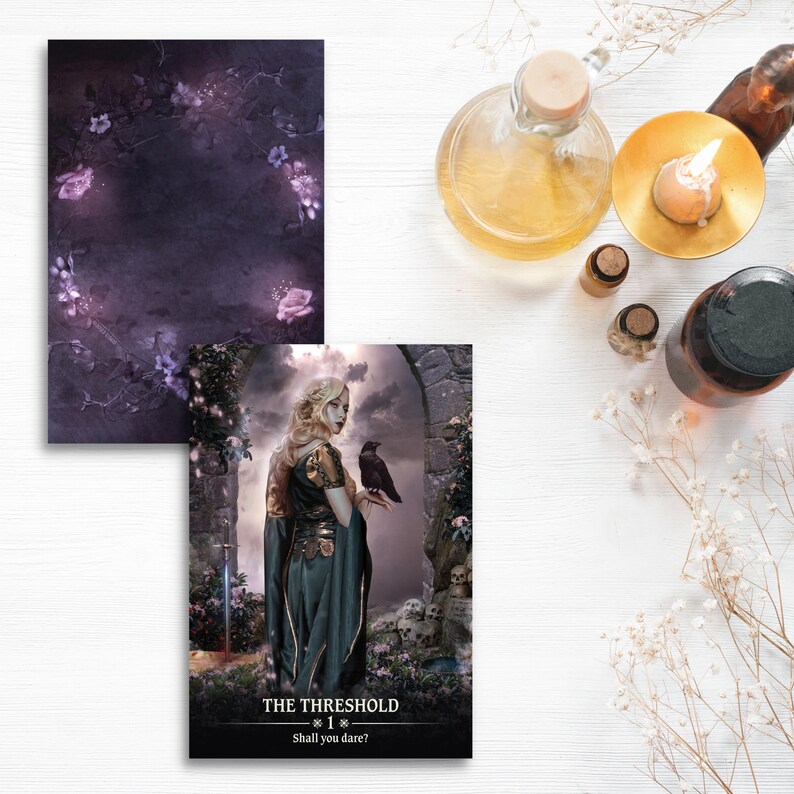 Dark Light Oracle Card Deck by Alexandra V. Bach | 40 Oracle Cards and ...