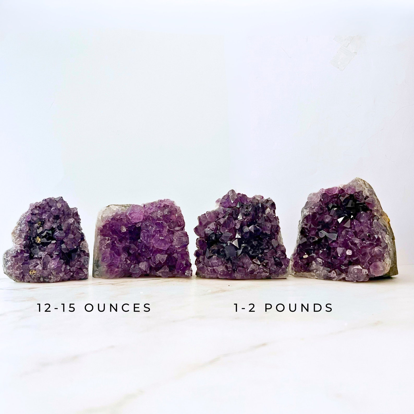 Amethyst Cut Base Clusters From Uruguay | Large 2-8" Grade A Purple ...