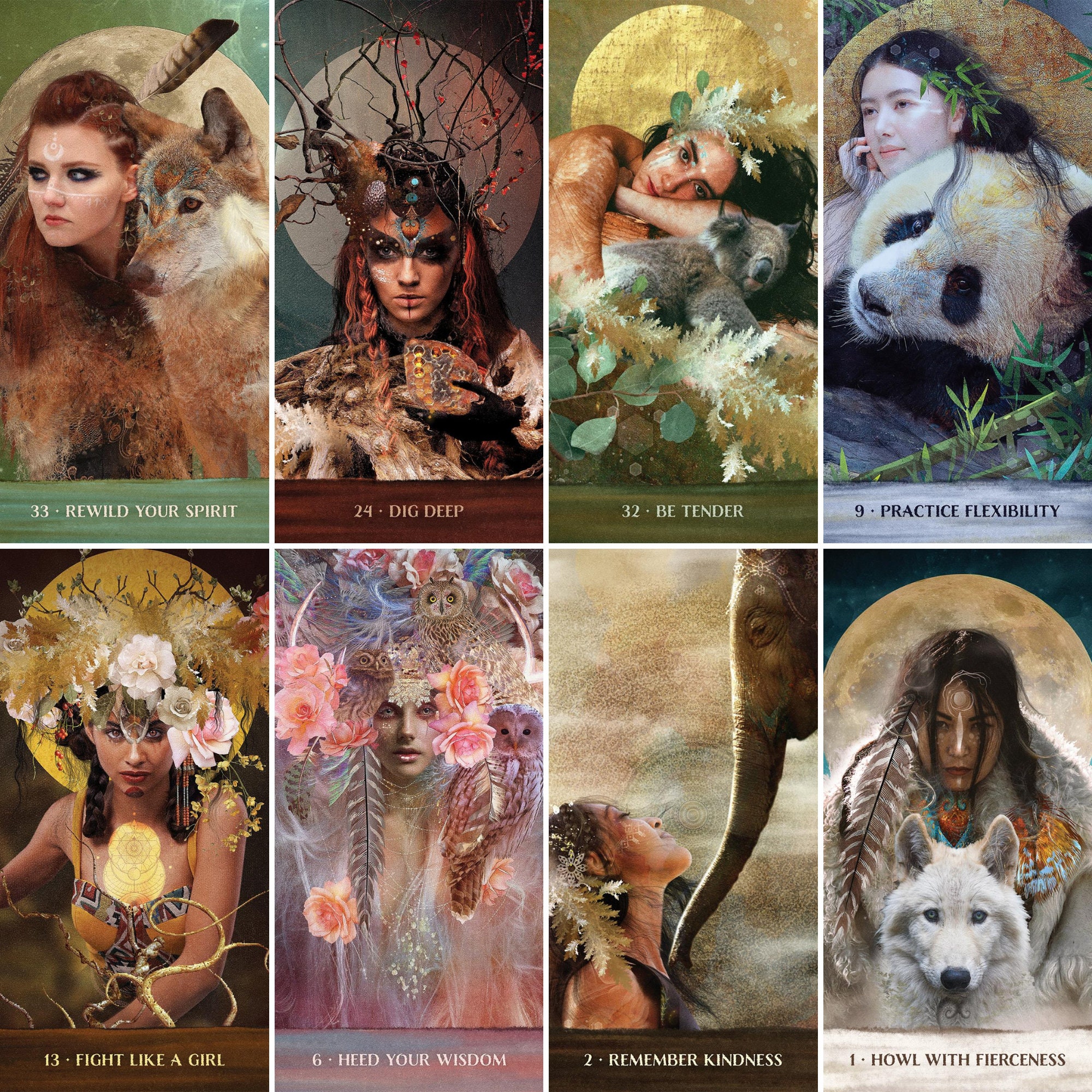 Wild Woman Rising Oracle Deck by Angi Sullins 44 Wild Woman - Etsy