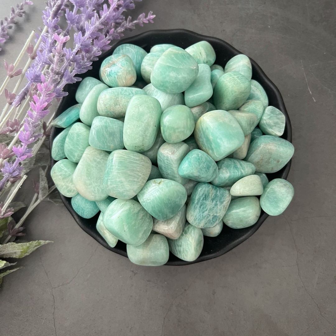 Amazonite Tumbled Stones | Polished Amazonite Crystal | Shop ...