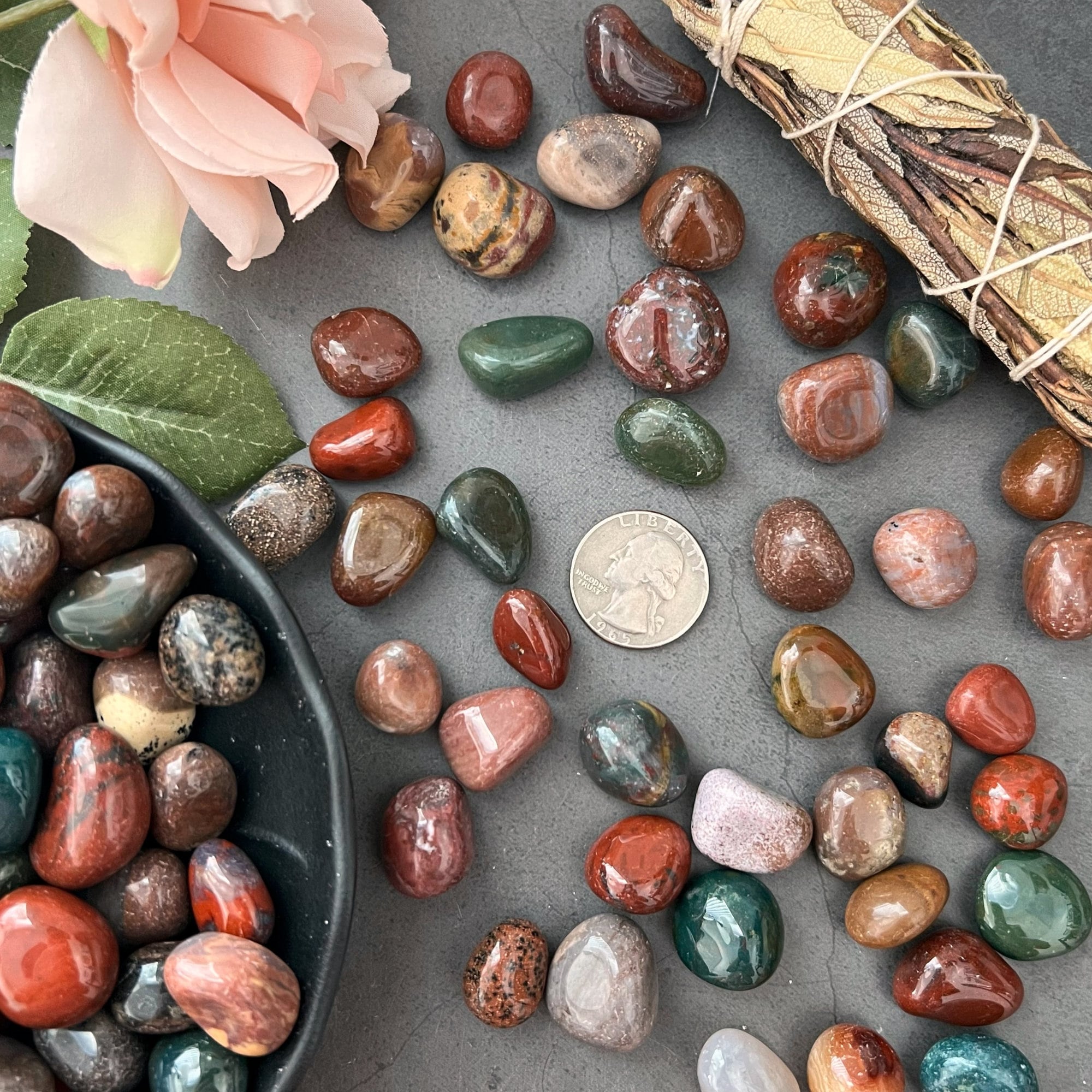 Fancy Jasper Tumbled Stones | Polished Fancy Jasper Gemstones | Shop ...