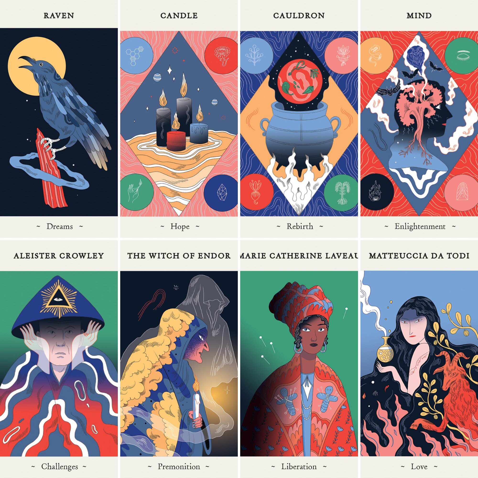 Oracle of Novice Witches Oracle Deck by Francesca Matteoni | 50 Card ...