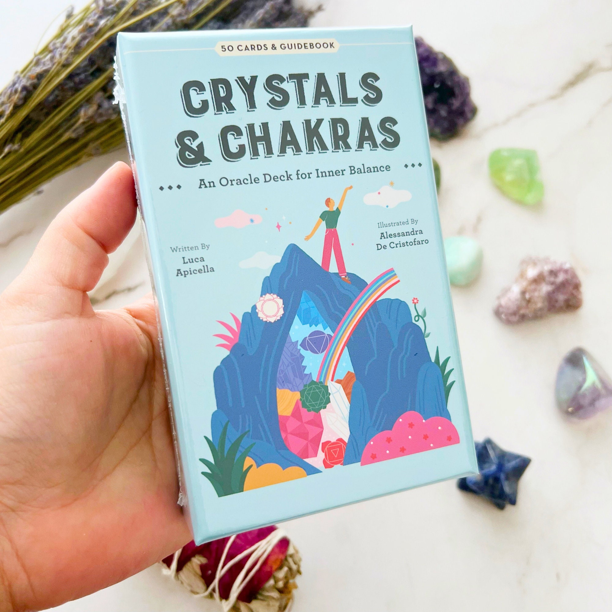 Crystals & Chakras: an Oracle Deck for Inner Balance | 50 Oracle Cards ...