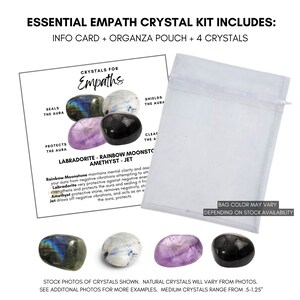 Crystals Set for Empaths | Empath Crystals | Empath Protection Crystals ...