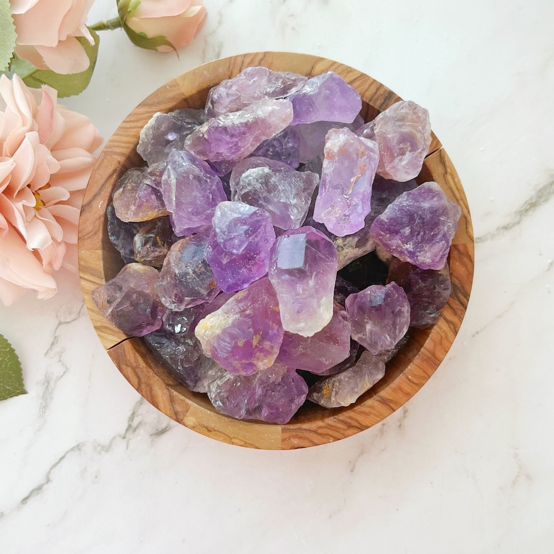 Raw Amethyst Stones | Rough Natural Unpolished Amethyst Crystal ...