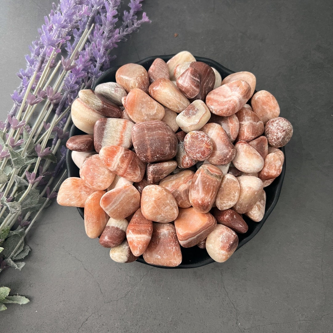 Red Aragonite Tumbled Stones | Polished Red Aragonite Crystals | Shop ...