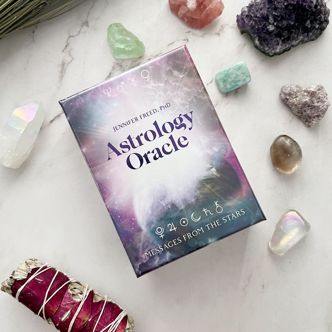 Astrology Oracle Card Deck by Jennifer Freed, Phd | 64 Oracle Cards ...