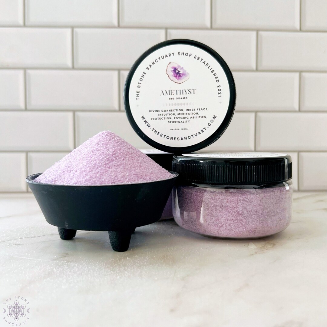 Amethyst Sand | Amethyst Gemstone Sand | 180 G Purple Amethyst Sand for ...