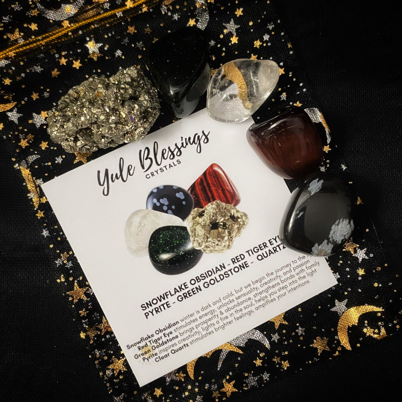 Yule Crystals Winter Solstice Crystals Crystals for Winter - Etsy