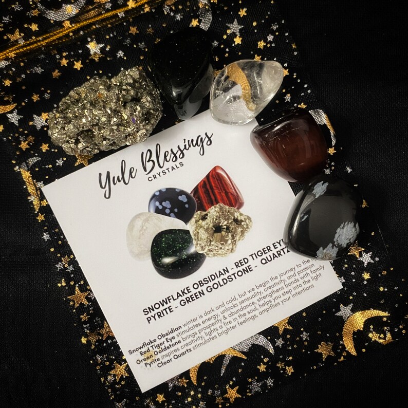 Yule Crystals Winter Solstice Crystals Crystals for Winter - Etsy