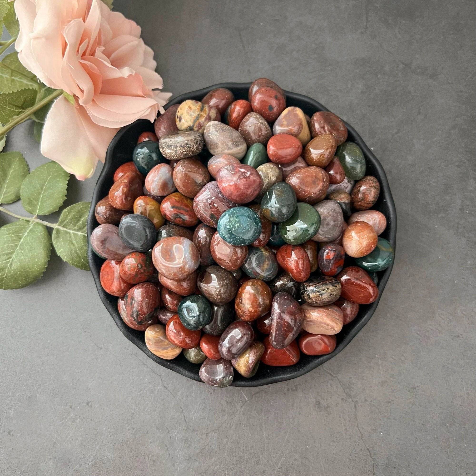 Fancy Jasper Tumbled Stones | Polished Fancy Jasper Gemstones | Shop ...