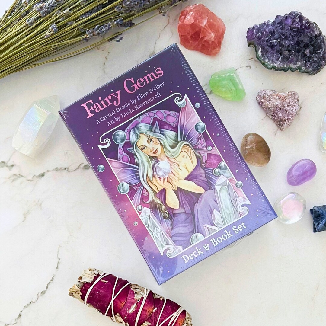 Fairy Gems Oracle Deck and Book Set by Ellen Steiber | 40 Fairy Oracle ...