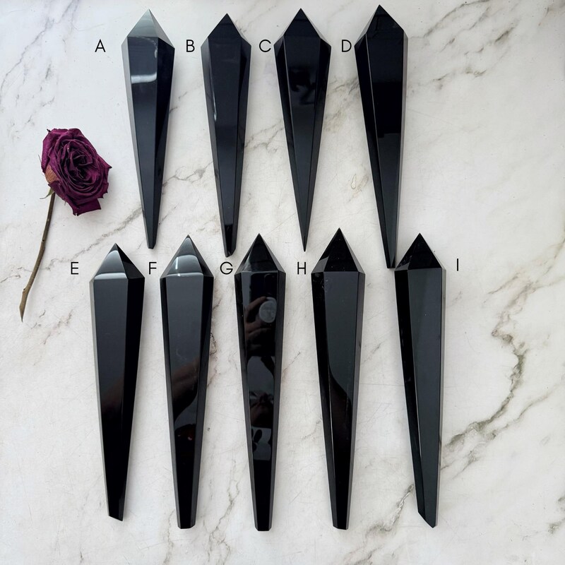 Obsidian Wand - Etsy