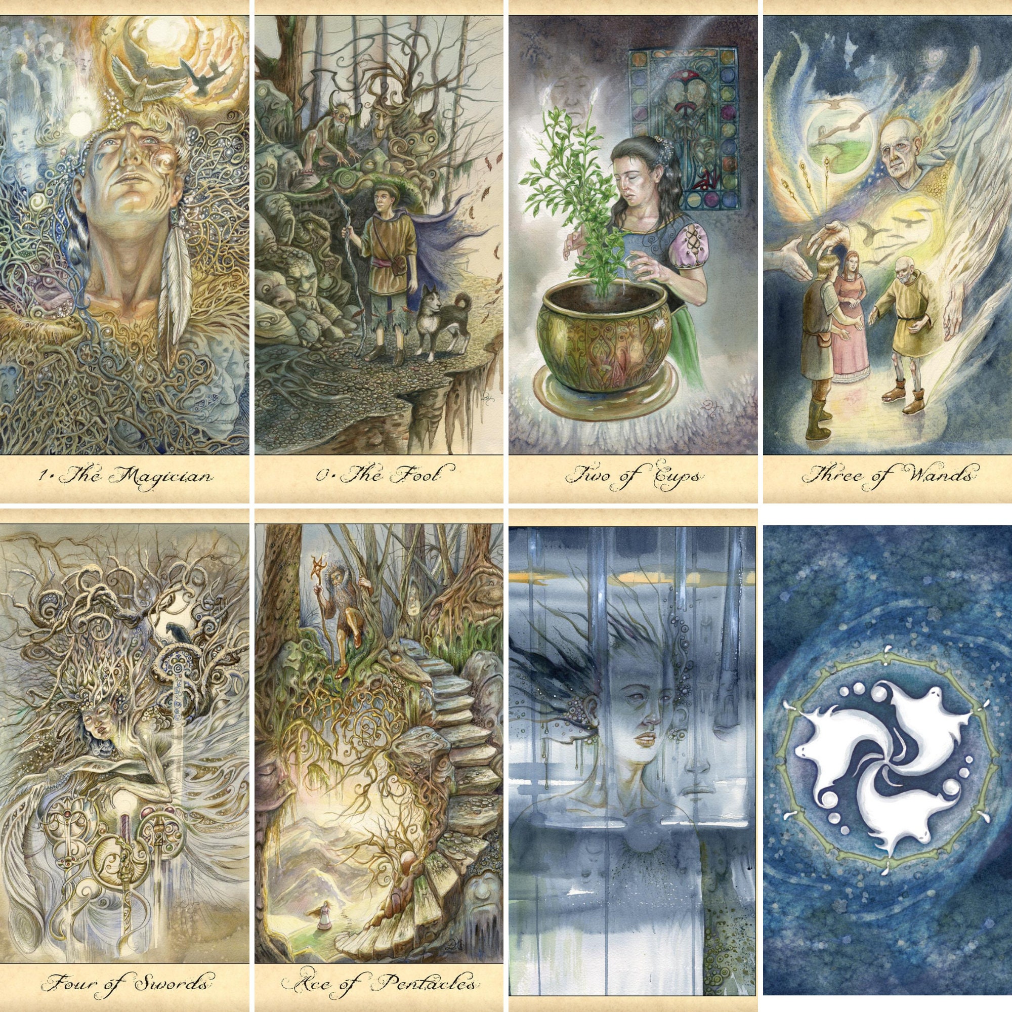 Ghosts & Spirits Tarot Card Deck by Lisa Hunt | 78 Ghosts and Spirits ...