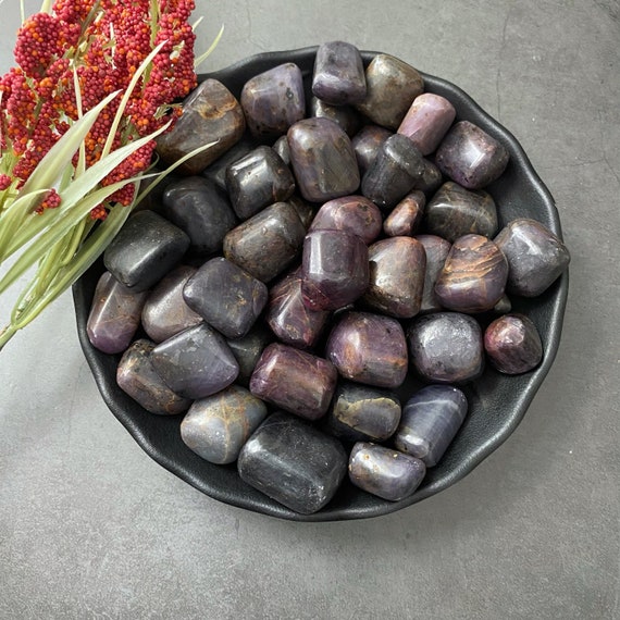 Ruby Stone Ruby Corundum Stone Tumbled Corundum Ruby - Etsy