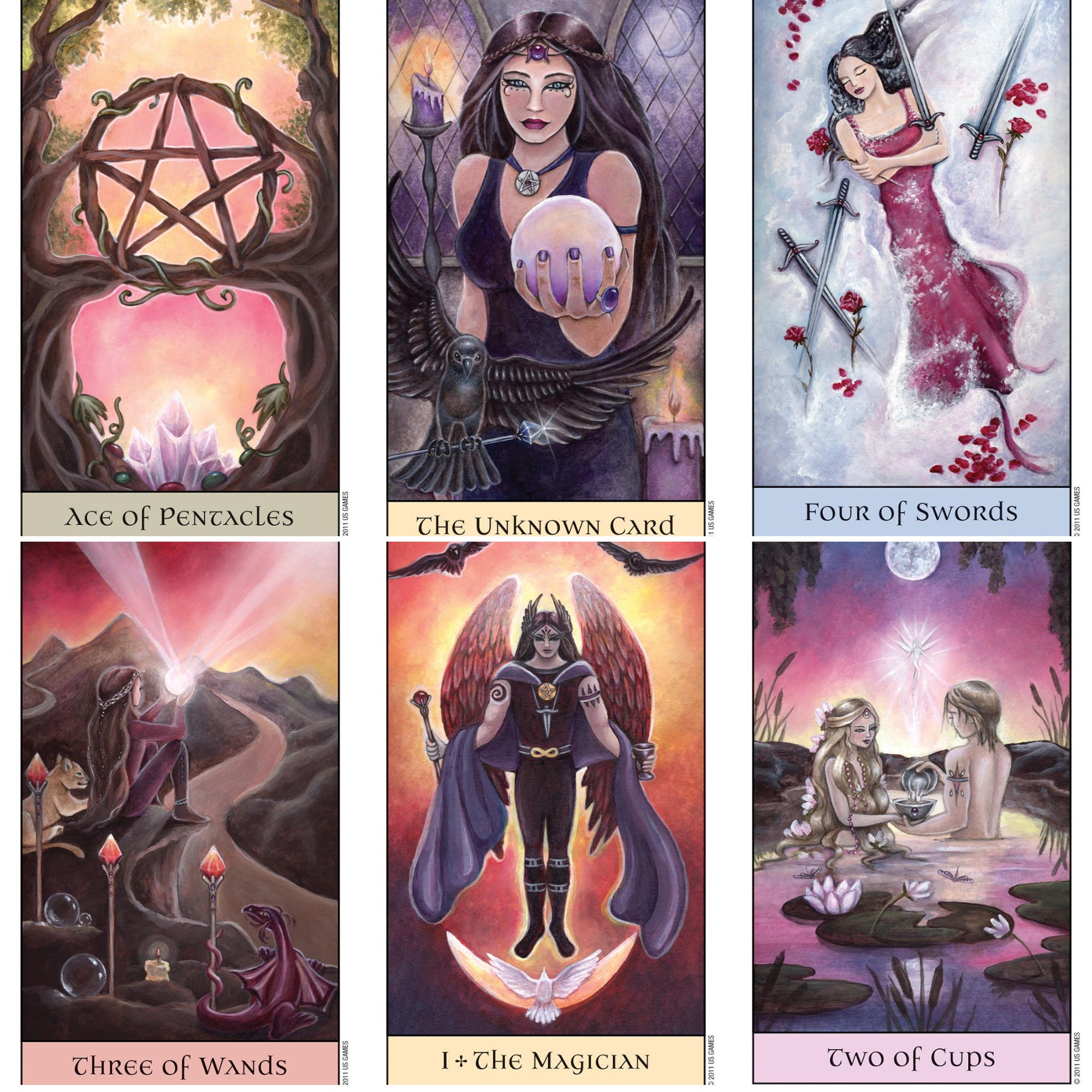 Crystal Visions Tarot Card Deck by Jennifer Galasso | Crystal Visions ...