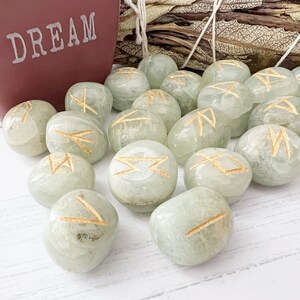 Aquamarine Runes | Aquamarine Rune Set | Set of 25 Aquamarine Elder ...