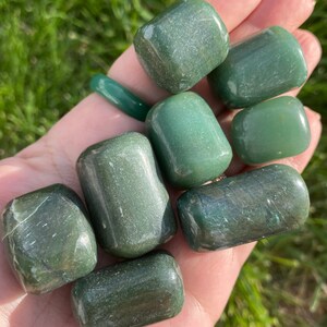 Bowenite Tumbled Stones | Polished Green Bowenite Crystal Gemstones ...