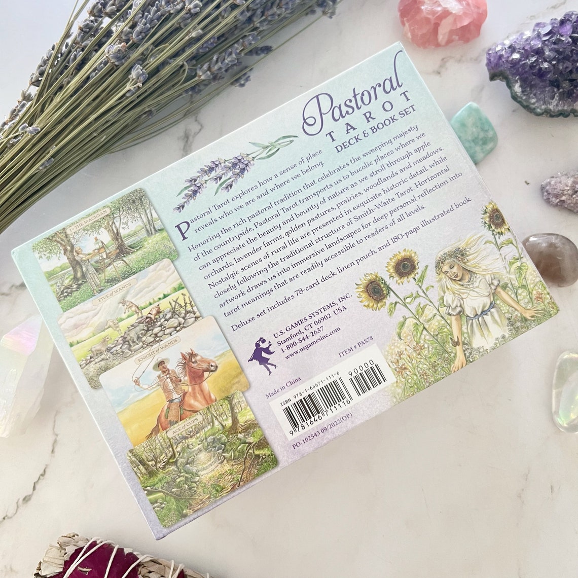 Pastoral Tarot Card Deck by Lynn Araujo | Deluxe Set Includes 78 ...